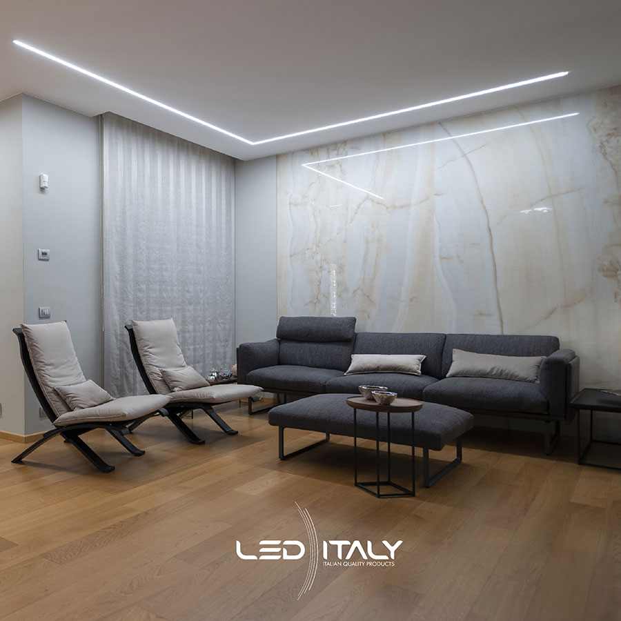 Linea Luce Profile Recessed Line L603 - LED ITALY - Products and Services