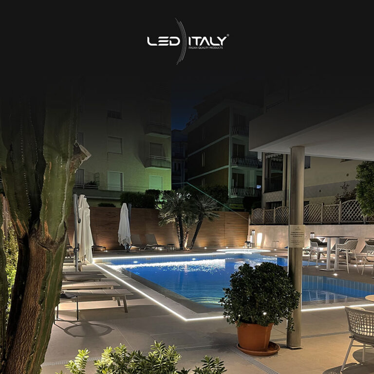 Hotel Torino Wellness & SPA - Swimming pool lighting - LED ITALY - Case ...