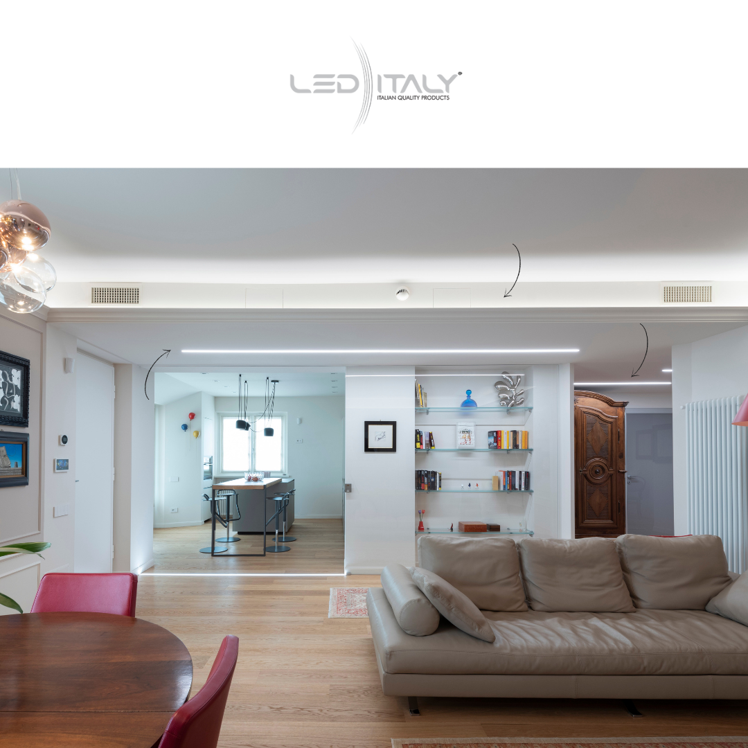 Le strisce a led nel controsoffitto quando sono necessarie e quando no ...